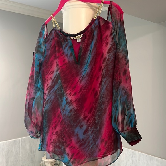 Boston Proper | Tops | Boston Proper Blouse Multi Color | Poshmark